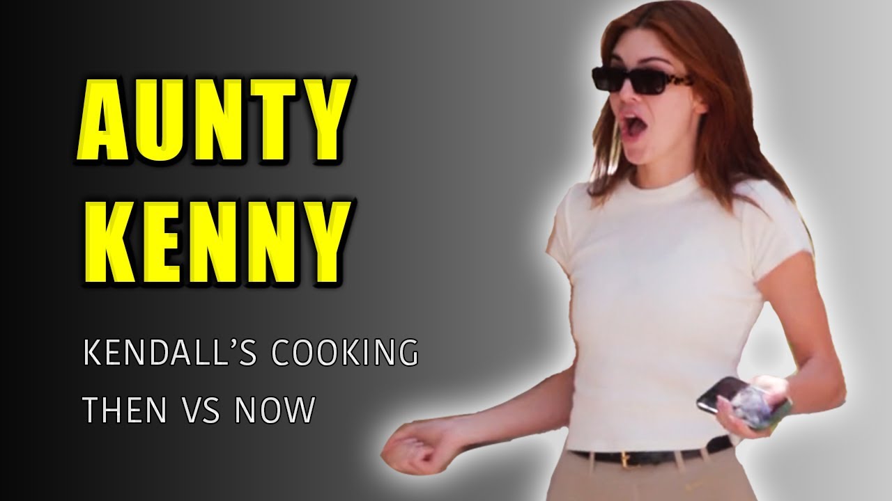 Kendall Jenner's funny cooking THEN vs NOW 😂😂 #thekardashians - INBELLA